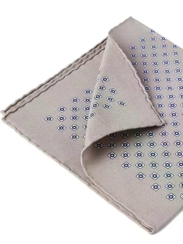 Brunello Cucinelli Patterned Pocket Square