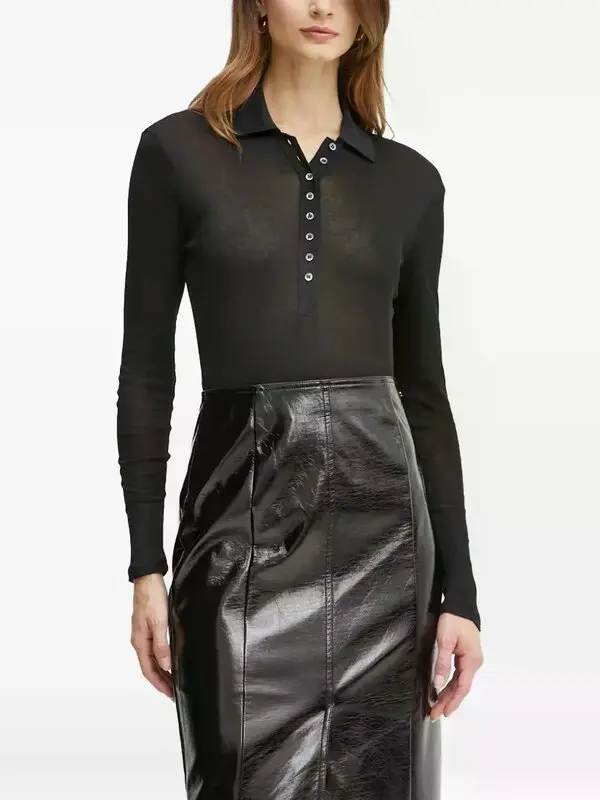 Pinko Long-sleeve Polo-collar Body