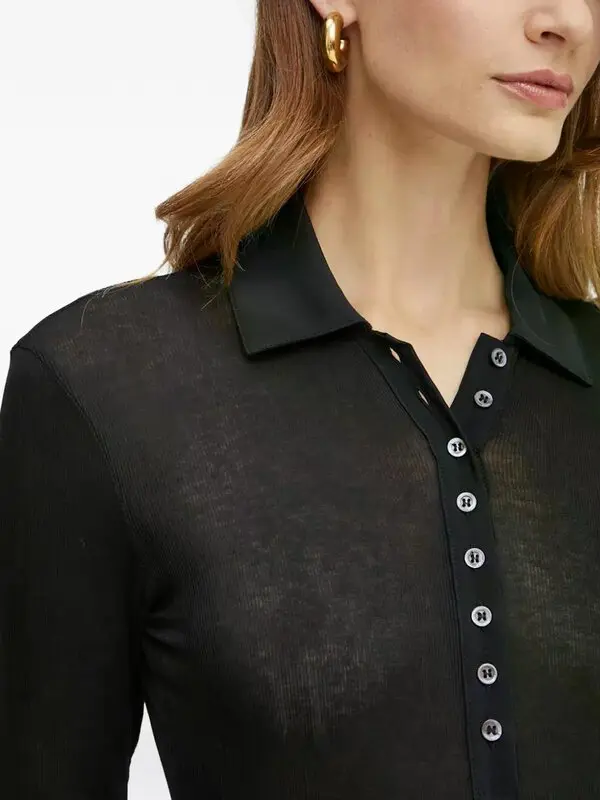 Pinko Long-sleeve Polo-collar Body