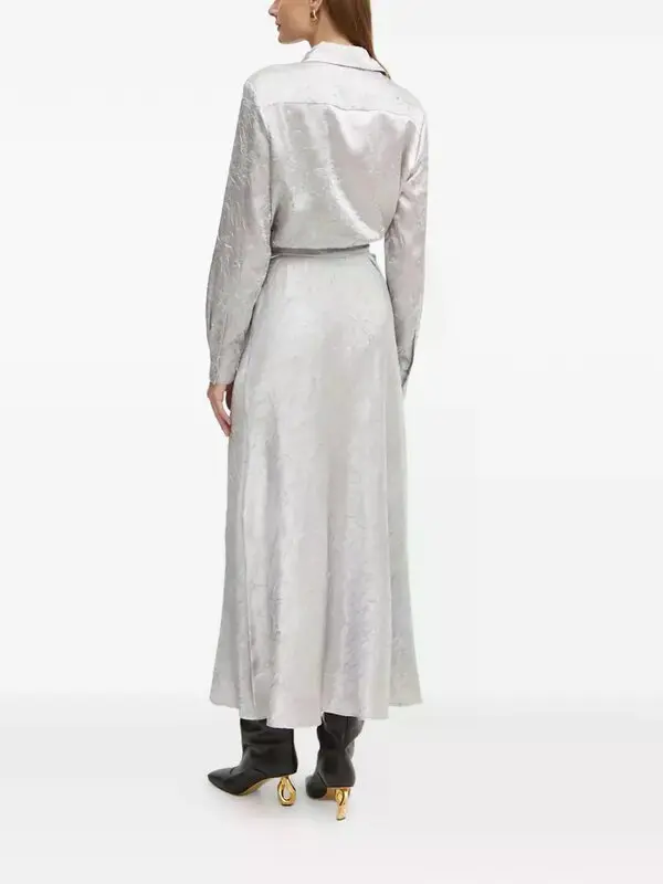 Pinko Long-sleeve Maxi Shirt Dress
