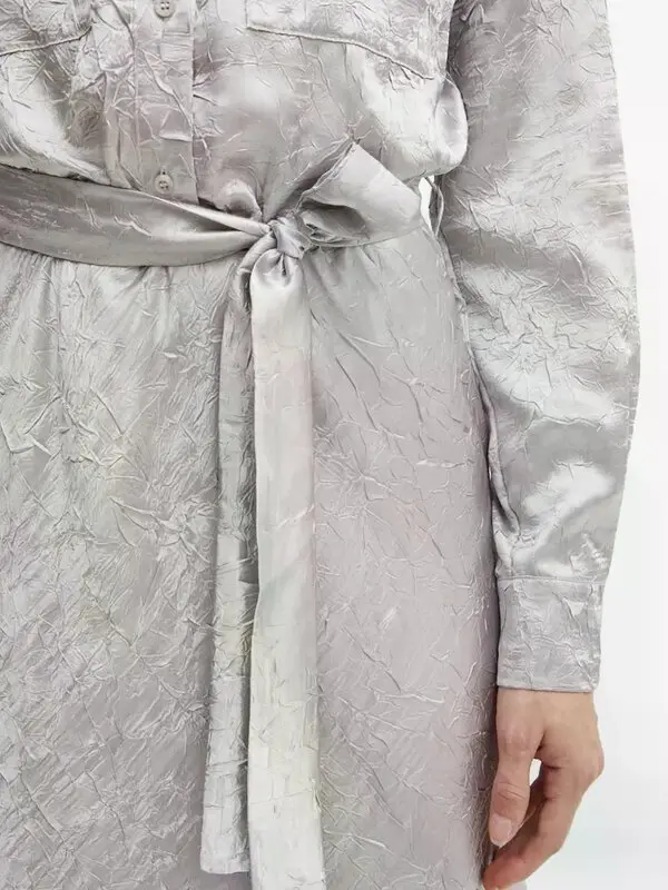 Pinko Long-sleeve Maxi Shirt Dress