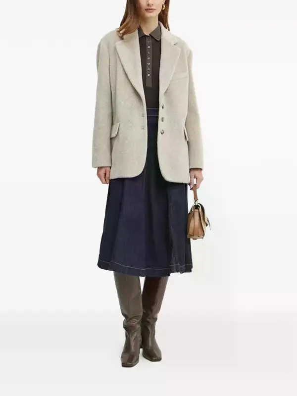 Pinko Long-sleeve Polo-collar Body - Brown