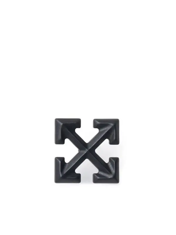 Off-White Stud Earring - Black-no