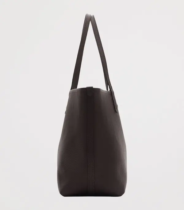 Burberry Medium Leather Reversible Bloomsbury Tote - Beige