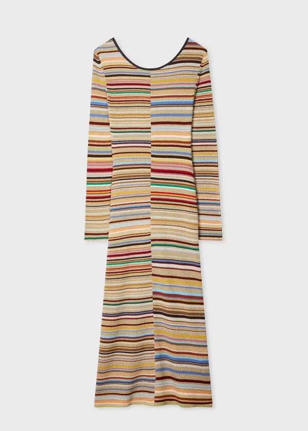 slim fit dress slacks Striped Sequin Dress main image 0