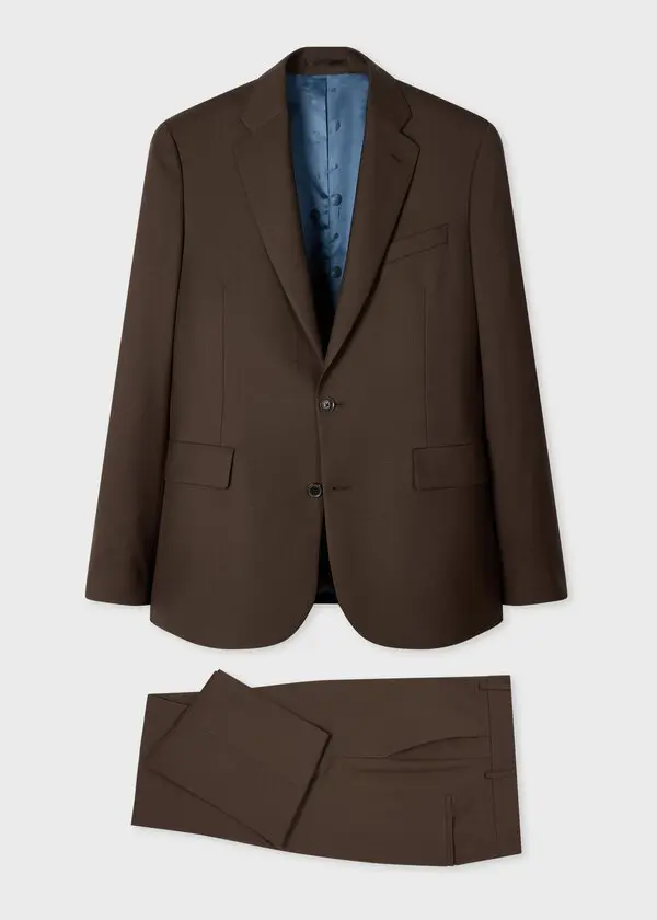 Paul Smith The Camberwell Wool 'a Suit To Travel - Brown