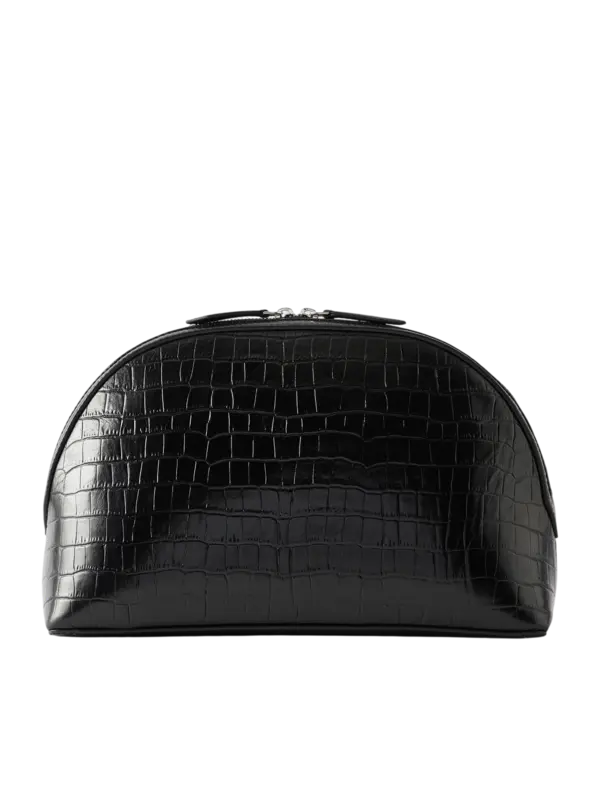 A.emery Halloran Croc-effect Leather Clutch