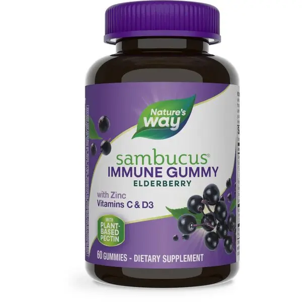 NATURE'S WAY Sambucus Gummies 60 Gummies - One-color