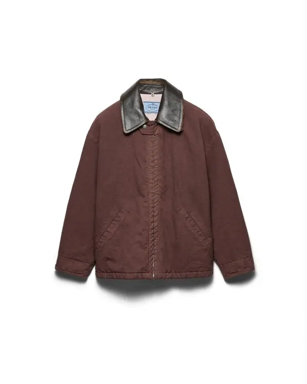 Prada Canvas Caban Jacket - Red
