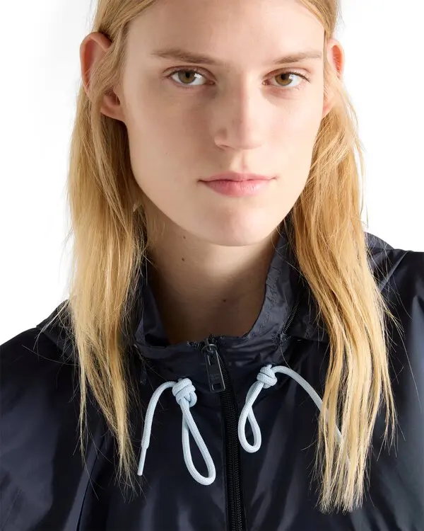 Prada Lightweight Re-nylon Blouson Jacket - Blue