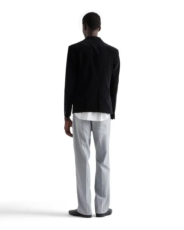 Prada Five-pocket Garment-dyed Jeans - Grey