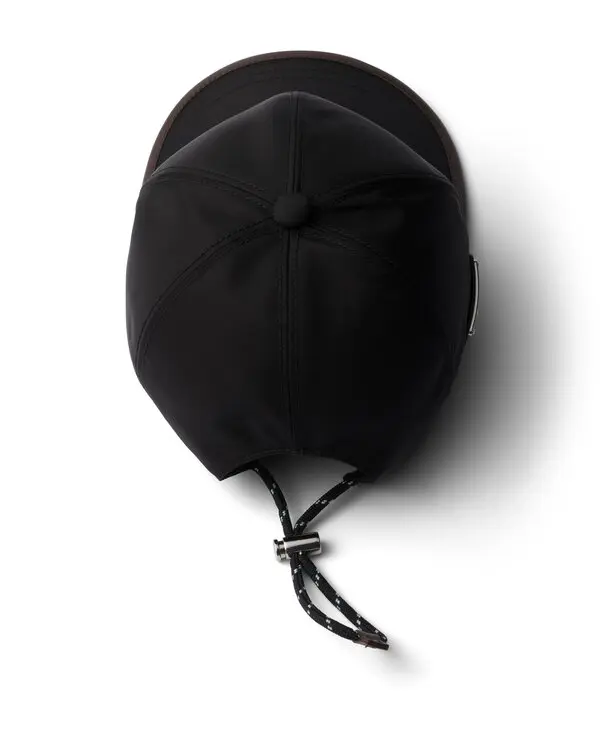 Prada Re-nylon Baseball Cap - Black