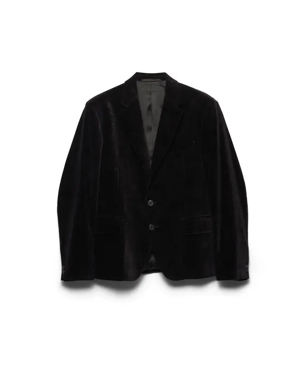 Prada Single-breasted Cotton Jacket
