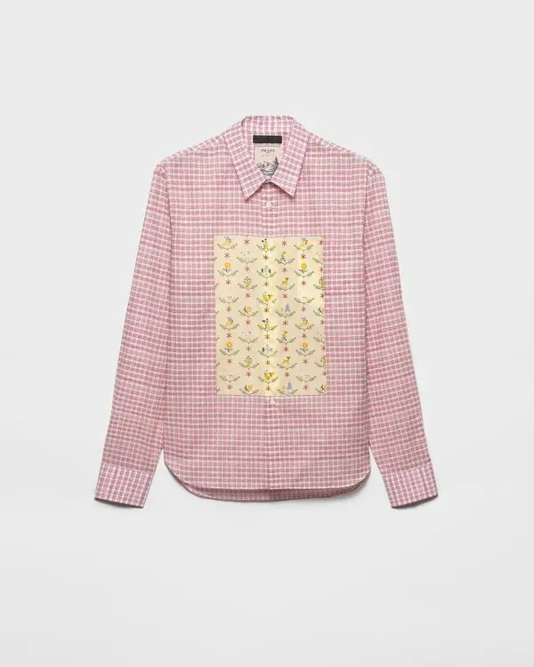 Prada Printed Cotton Shirt - Red