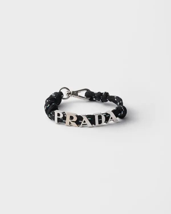 Prada Cord Bracelet - Black