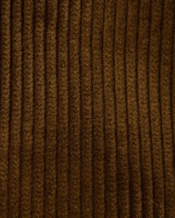 Prada Corduroy Newboy Cap - Brown