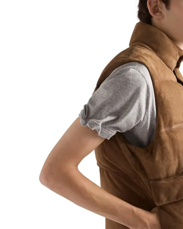 Prada Suede Down Vest