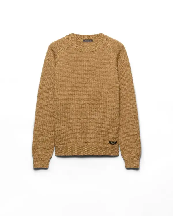 Prada Wool Crew-neck Sweater - Brown