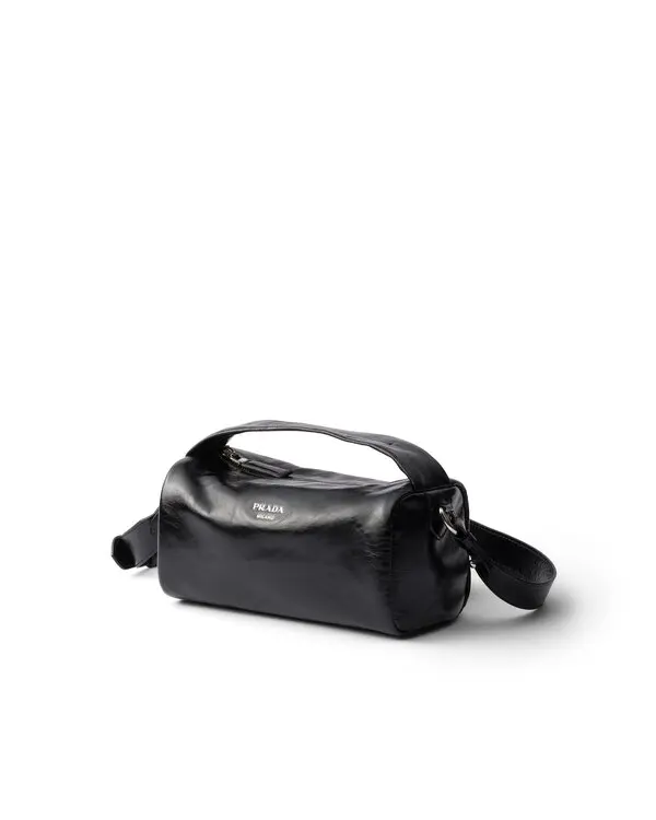 Prada Leather Shoulder Bag - Black