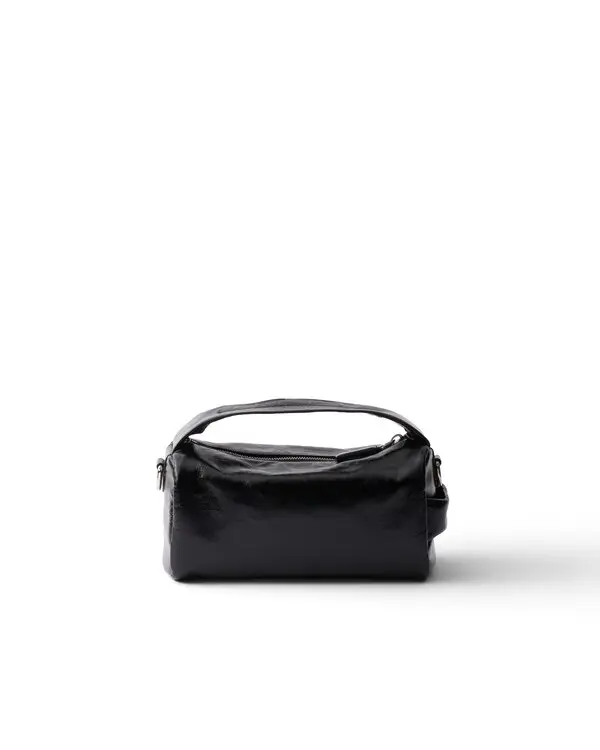 Prada Leather Shoulder Bag - Black