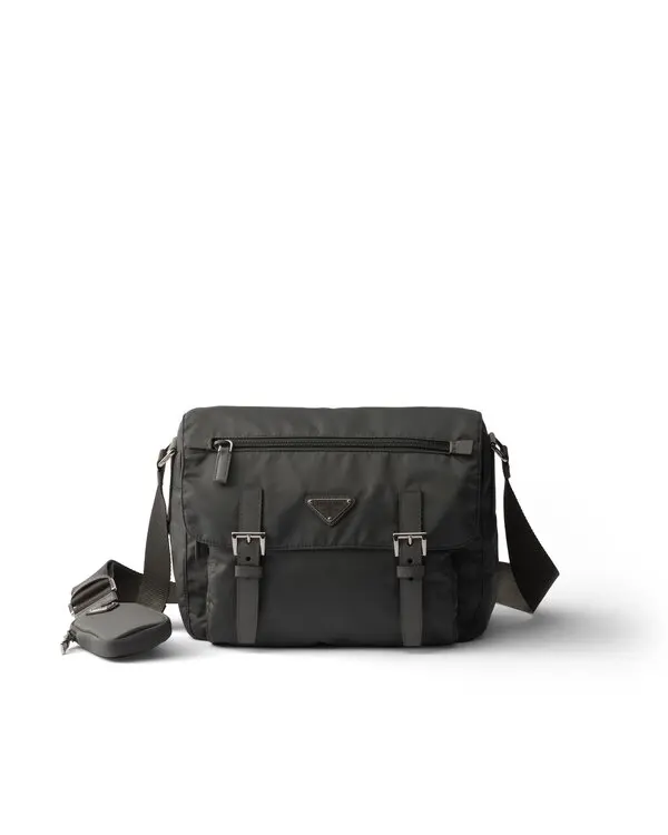Prada Re-nylon Shoulder Bag - Grey