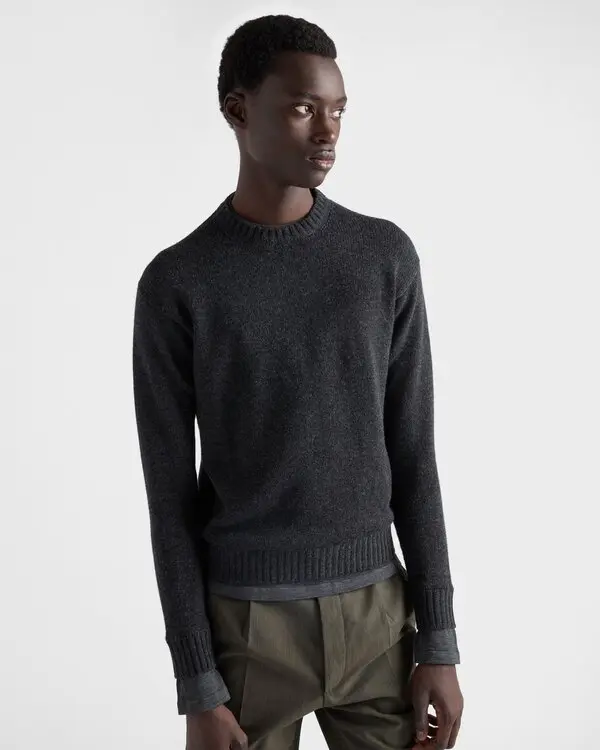 Prada Cashmere Crew-neck Sweater