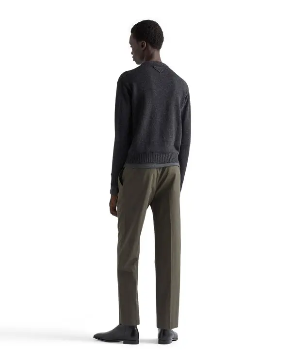 Prada Cashmere Crew-neck Sweater - Grey