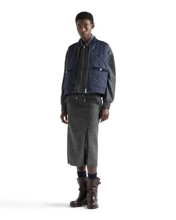 Prada Re-nylon Vest - Blue