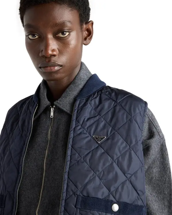 Prada Re-nylon Vest - Blue