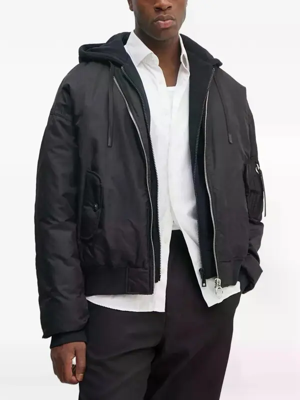 Versace Hooded Zip-fastening Jacket