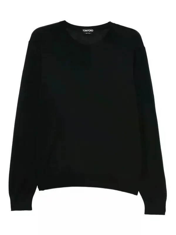 TOM FORD Crew Neck T-shirt - Black