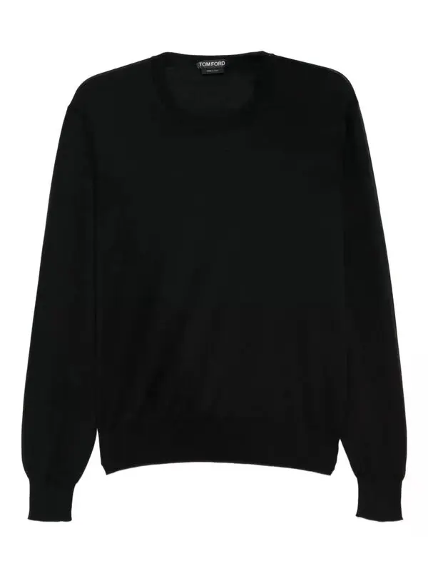 TOM FORD Crew Neck T-shirt - Black