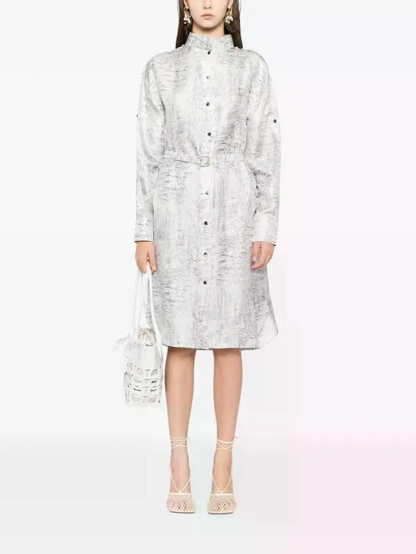FERRAGAMO Belted Shirt Dress