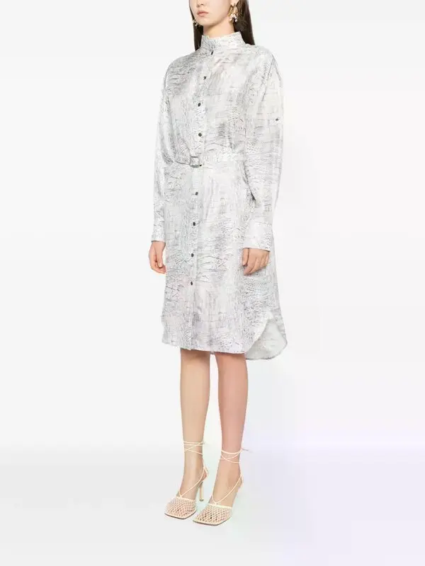 FERRAGAMO Belted Shirt Dress