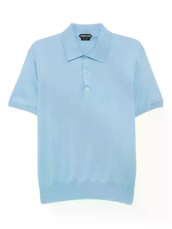 TOM FORD Short-sleeves Cotton Polo Shirt