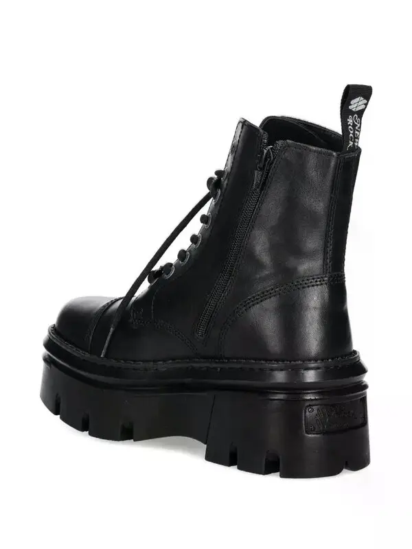 NEW ROCK 60mm Lace-up Platform Boots