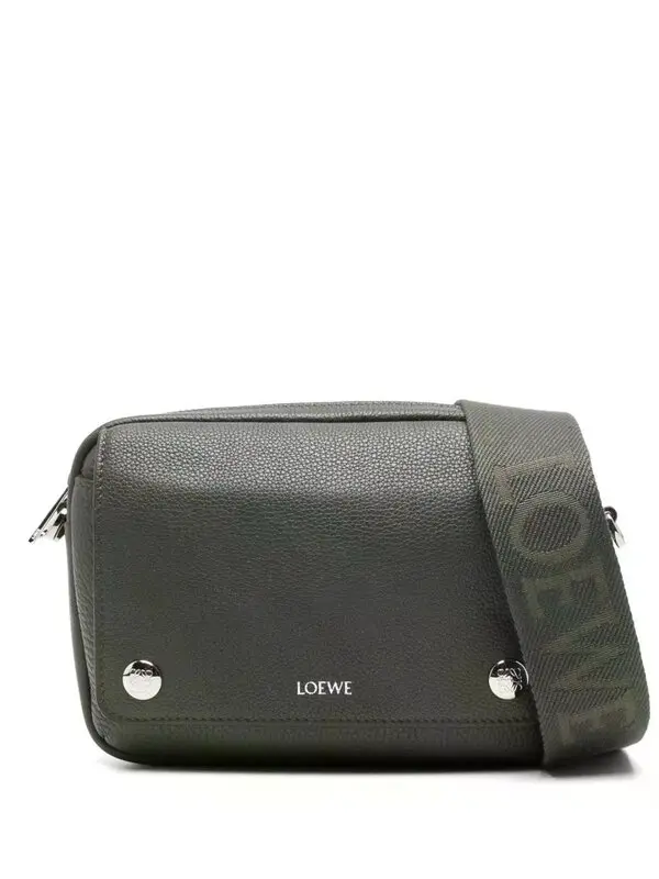 Loewe Logo-detail Messenger Bag - Green