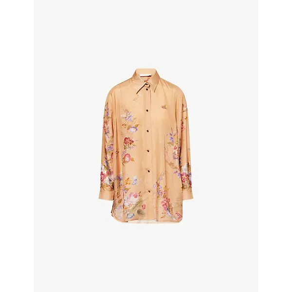 Zimmermann Patience Relaxed Silk Shirt