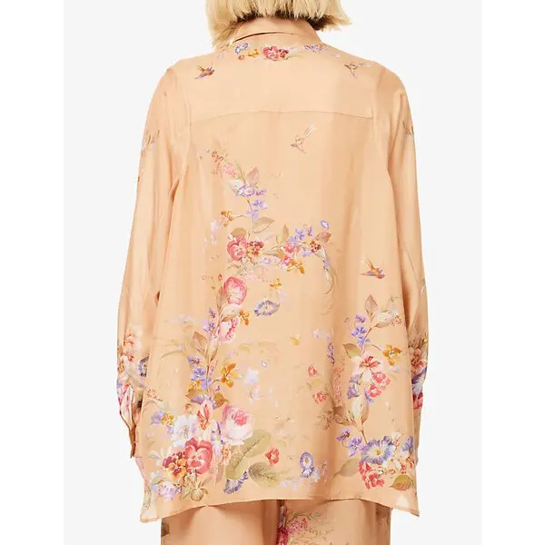 Zimmermann Patience Relaxed Silk Shirt