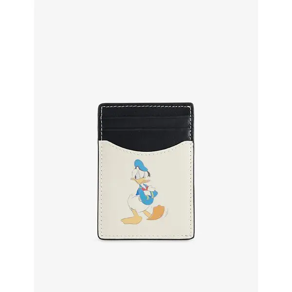 DUKE + DEXTER Duke + Deter X Disney Donald Duck Leather Card Holder - Multi