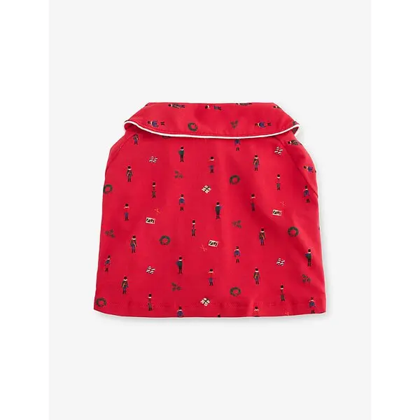 Eberjey Pet Modal-jersey Pyjamas - Nutcracker Holly Red/ivy