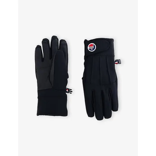 Fusalp Woven And Leather Ski Gloves - 1009