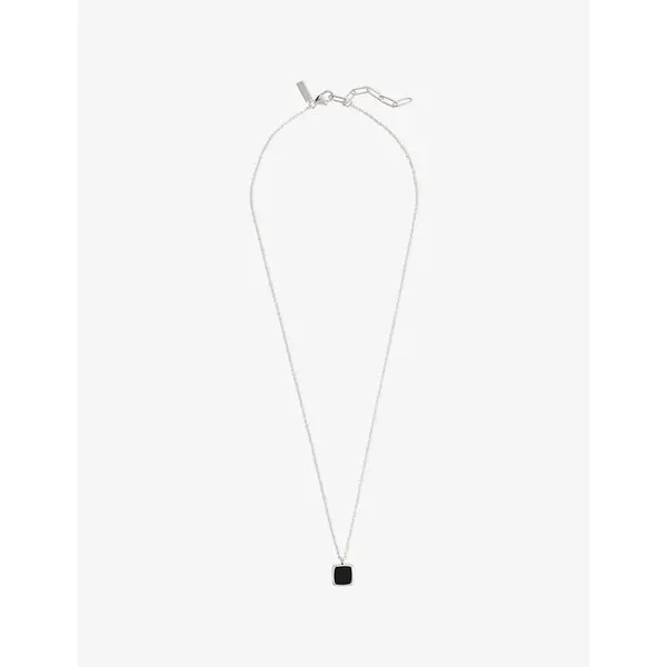 COMMONLINES Onyx Sterling- Necklace - Silver
