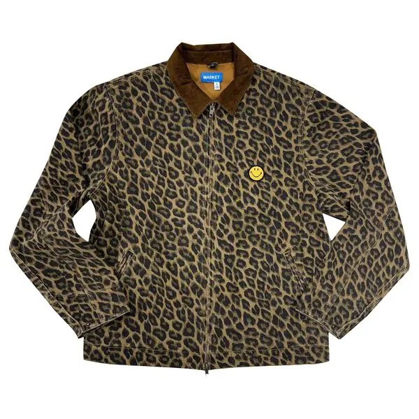 MARKET Leopard Print Work Jacket