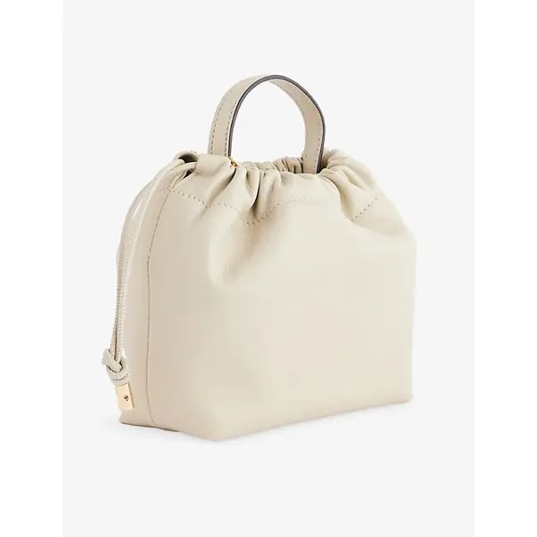 Chloé Icons Mini Chain Drawstring Leather Cross-body Bag
