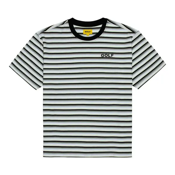 GOLF WANG Striped Tee - Grey
