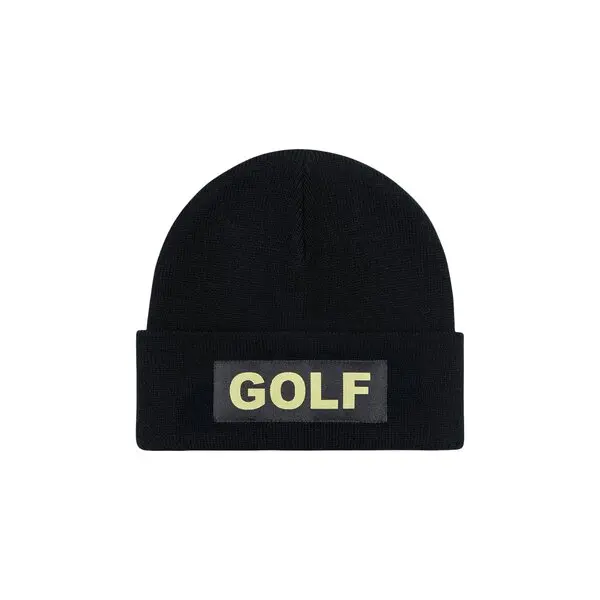 GOLF WANG Woven Logo Beanie - Black