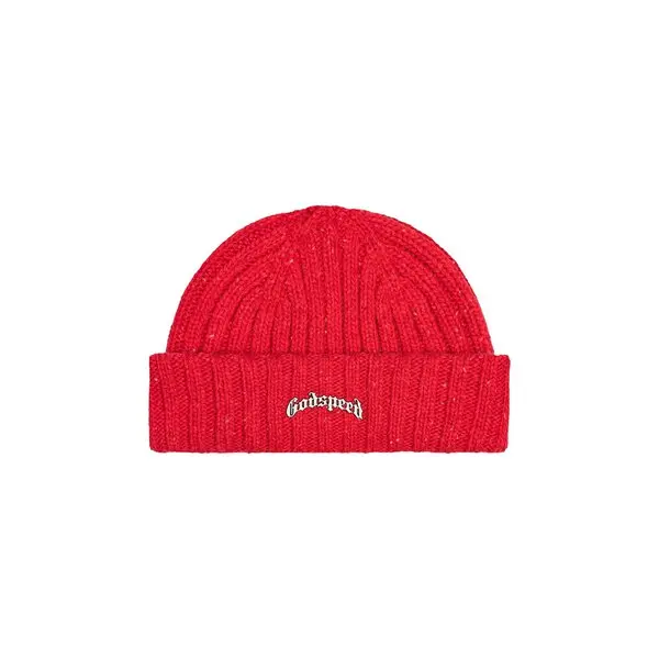 GODSPEED Og Logo Emblem Beanie - Red