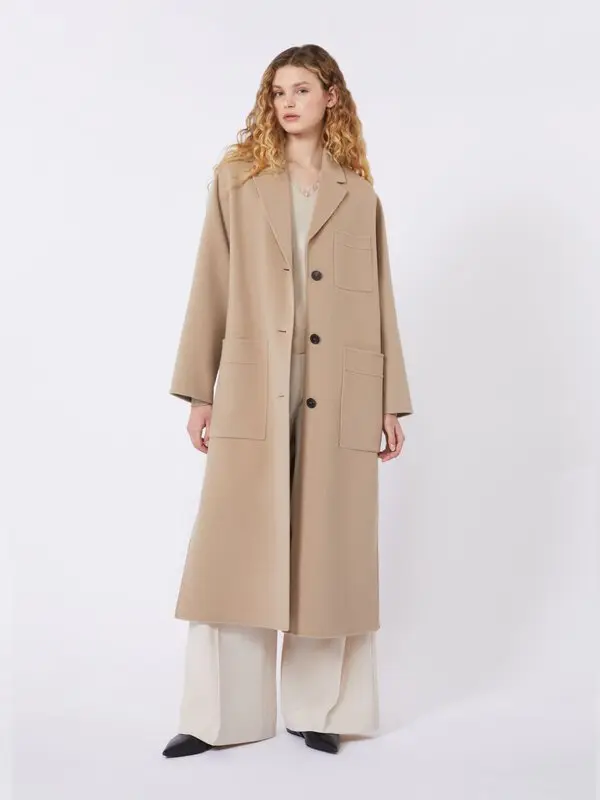 Max Mara Double-faced Wool-blend Coat - Camel