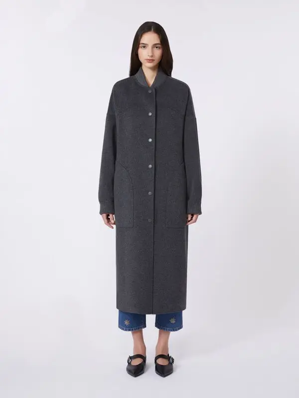 Max Mara Long Wool-blend Coat